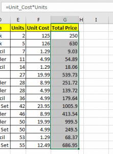 How to create a Table and name the table in Excel
