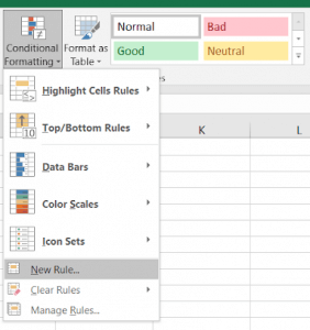 How to format odd number and even number rows in Excel