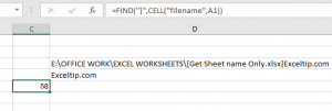How to find active workbook path in Excel