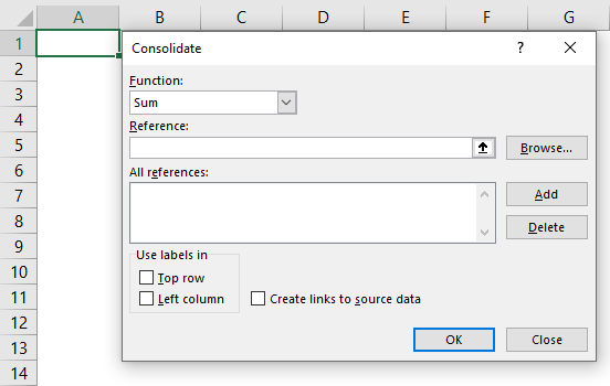 How To Consolidate Lists While Adding Links To The Source Data In Excel