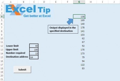 Generate list of unique random numbers using VBA in Microsoft Excel