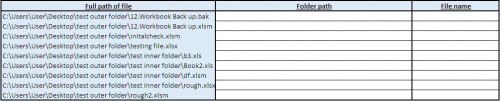 Extracting File Name And Folder Name From The File Path Using Vba In Microsoft Excel
