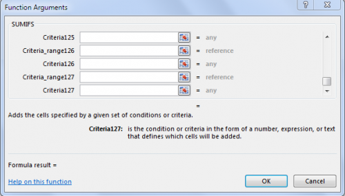 Summing using multiple criteria in Microsoft Excel