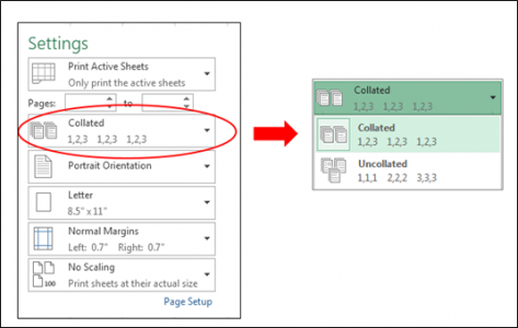Print in Microsoft Excel