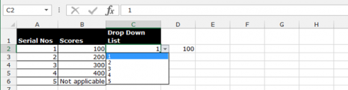 Use Vlookup Function As An Alternative To A Number Of Nested If Functions