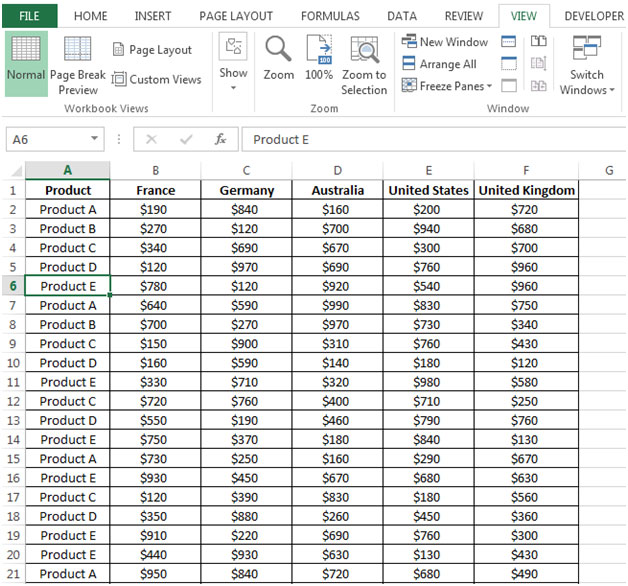 Pivot Table Setting The Number Of Fields Displayed In The Page Layout In Microsoft Excel 2010