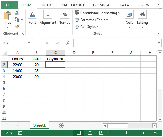 Multiplying Matrices In Microsoft Excel Multiplying Matrices In Microsoft Excel