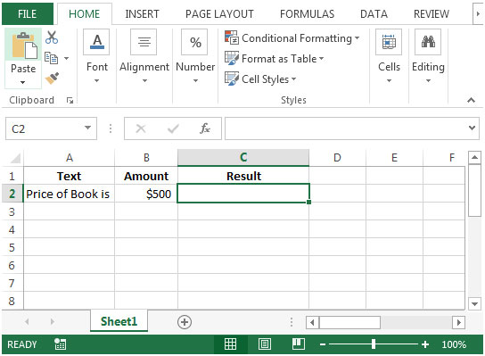Combining Text and Formatted Numbers into a Single Entity in Excel 2010 ...