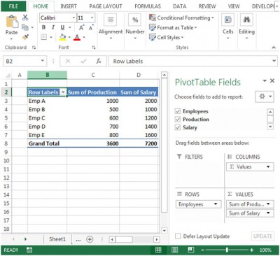 Inserting A Pivot Calculated Field In Microsoft Excel 2010