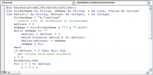 Read Information From A Closed Workbook Using Vba In Microsoft Excel