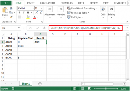 Replacing Substrings with Numbers from Adjacent Cells in Microsoft ...