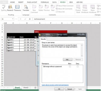 Allowing Multiple Users to Edit Ranges in Microsoft Excel