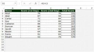 Fast Copying & Pasting in Adjacent Cells in Microsoft Excel 2010