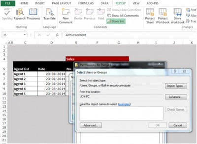 Allowing Multiple Users to Edit Ranges in Microsoft Excel