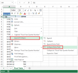 Pivot Table Report Grouping Date Field in Microsoft Excel 2010
