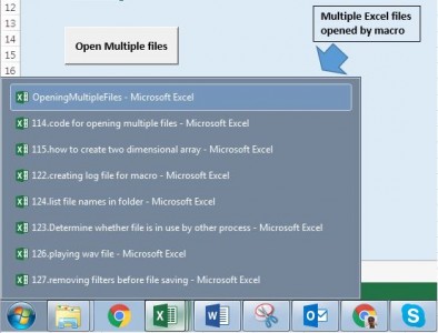 Open multiple files at once