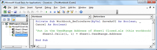 Pull data from a closed workbook