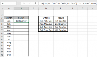Using the IF AND OR Functions in Microsoft Excel