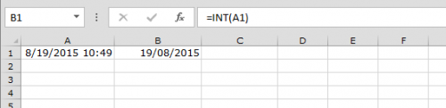 How To Get The Separating Dates And Times In Microsoft Excel