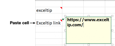 How to copy and paste cell comments in Excel