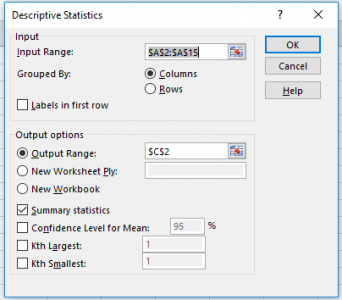 How to perform descriptive analysis in Excel