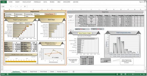 Human Resource Dashboard by pistulka