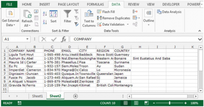 Extracting data from Text without Using Formulas in Microsoft Excel 2010