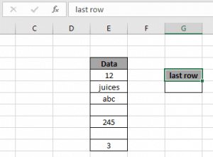 How To Find The Last Row in Microsoft Excel 2010