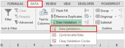 Custom Error Messages in Data Validation in Microsoft Excel 2010