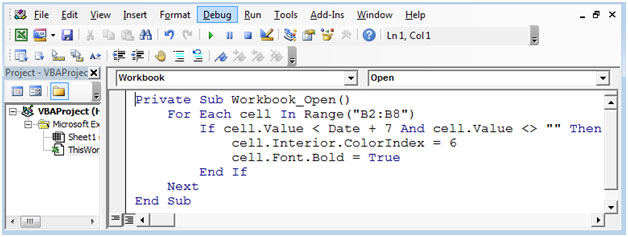 How To Create Notifications Using Vba In Microsoft Excel 2010