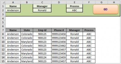 How to extract data to another worksheet using VBA?
