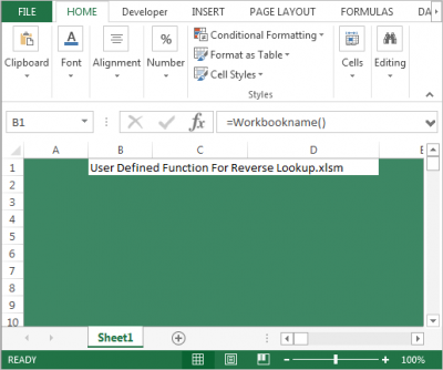 How to Create User Defined Function in Microsoft Excel