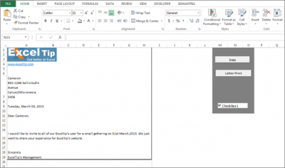 How to Automate Mail Merge through VBA in Microsoft Excel