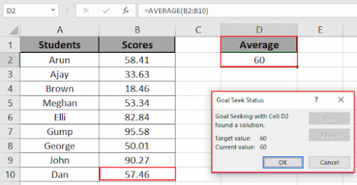 How To Use Goal Seek Function In Microsoft Excel