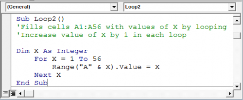 7 Examples Of For Loops In Microsoft Excel Vba 9382