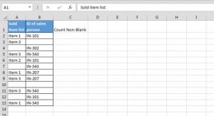 How to Count Blank and Non Blank Cells in Microsoft Excel