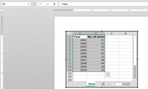 Embed Excel File Into Word File