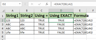 How to Compare Text in Microsoft Excel
