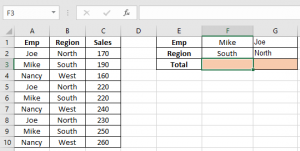 SUMIFS using AND-OR logic