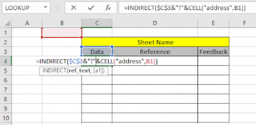 How to use INDIRECT Function in Excel