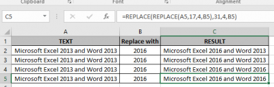How to Use REPLACE Function in Excel