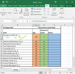 How to use the MID function in Excel