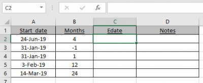 How to use the EDATE function in Excel