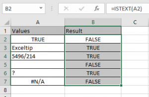 How to use the ISTEXT Function in Excel