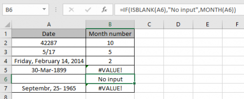 How To Use The Month Function In Excel