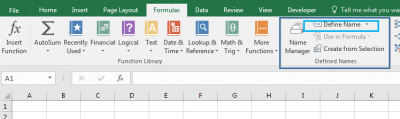 All About Excel Named Ranges | Excel Range Name