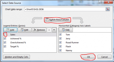 4 Creative Target Vs Achievement Charts in Excel