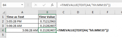 How To Use TIMEVALUE Function in Excel