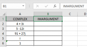 How to use the IMARGUMENT Function in Excel