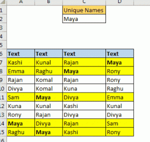 How To Highlight Row in Excel if Row Contains Specific Text